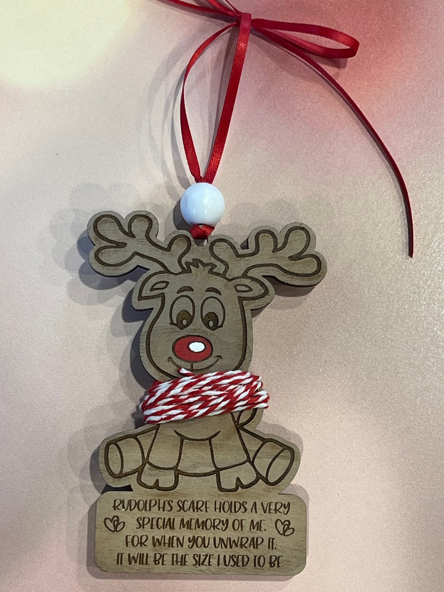 Reindeer & Snowman Height Chart Ornaments