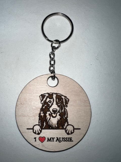 I love my Dog Keychain - 233+ breeds!