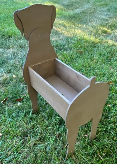 Boxer Dog Planter Box, Gifts for Dog Lovers, Dog Gifts, Dog Decor