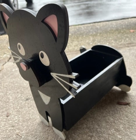 Cat Planter Box, Gifts for Cat Lovers, Cat Gifts, Cat Decor, Patio