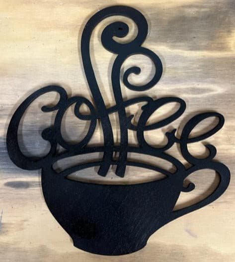 Coffee Sign / Gifts for Coffee Lovers / Barista Sign / Coffee Cup Gift
