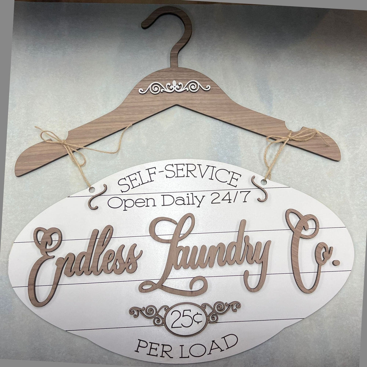 Endless Laundry Co. Sign / Farmhouse Decor / Gifts for mom