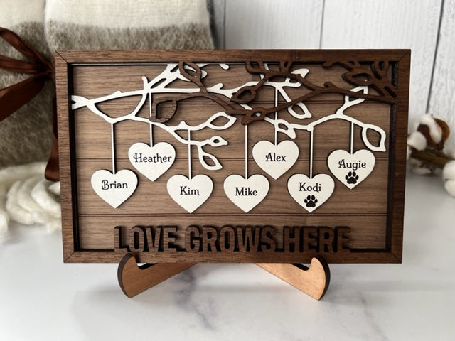 Family Tree Sign - Personalized