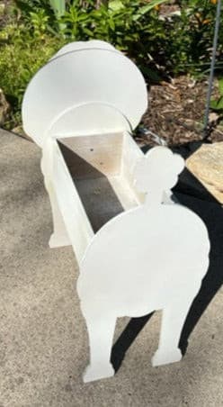 Poodle Dog Planter Box, Gifts for Dog Lovers, Dog Gifts, Dog Decor